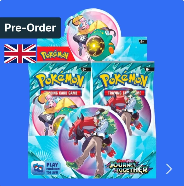 POKEMON SV09 JOURNEY Together Booster Box Display 36 Packs OVP SEALED ...