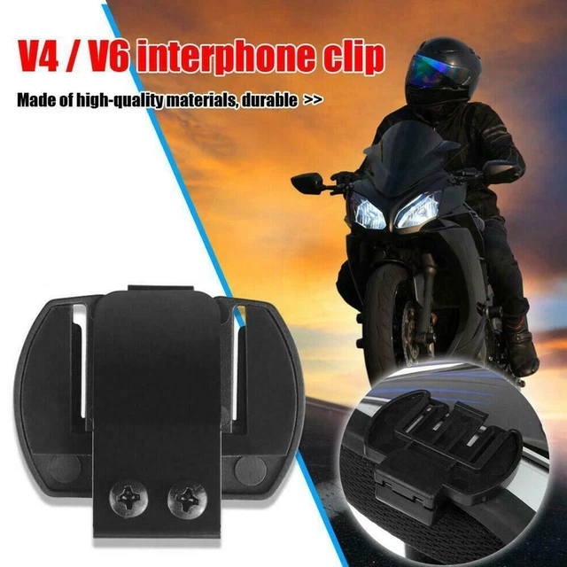 CLIP CUFFIE CASCO resistente e robusta per sistemi citofoni moto EUR 8 ...