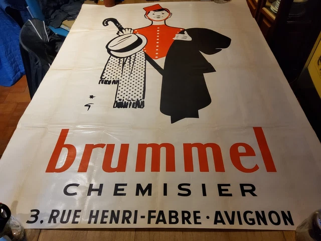 ORIGINAL VINTAGE OLD POSTER/POSTER by Rene' Gruau 1950 £642.45 ...