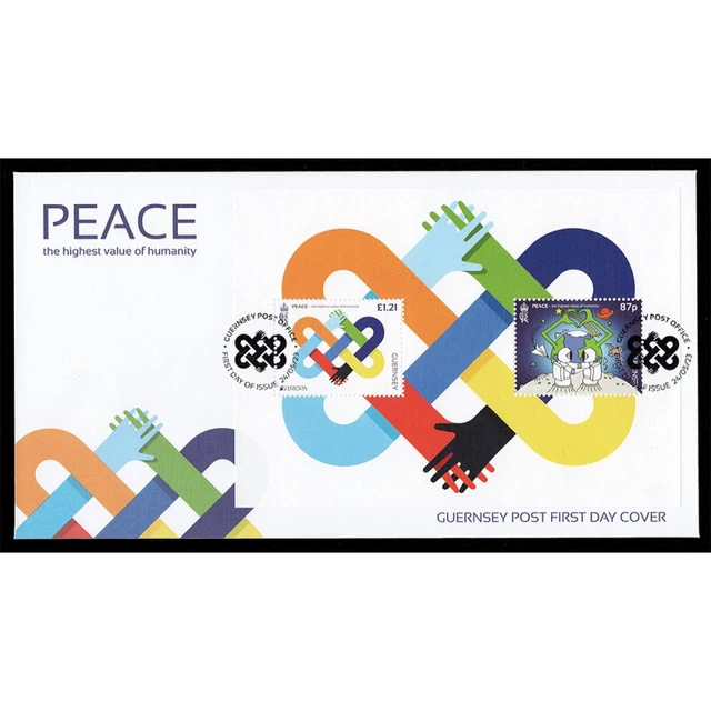 FR6572 - 2023 Guernsey Europa pace - più alto valore dell'umanità - FDC ...