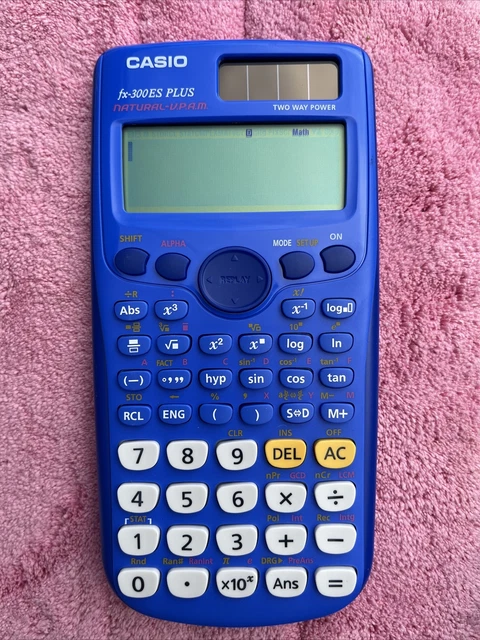 CASIO FX 300 ES Plus Scientific Calculator Tested Working College Ready ...