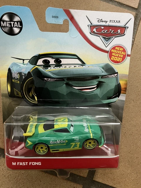 DISNEY PIXAR CARS 3 M FAST FONG Next Gen REV N GO HTF Green Combined ...