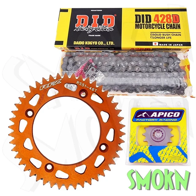 KTM SX85 CHAIN & Sprocket Kit for SX 85 Small Wheel 03-17 DID RFX ...
