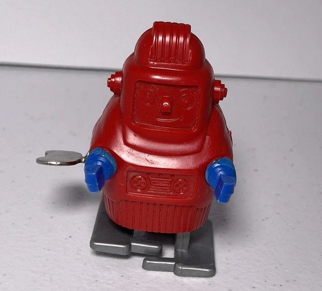 VINTAGE PLASTIC WIND Up Robot Made In Japan £16.42 - PicClick UK