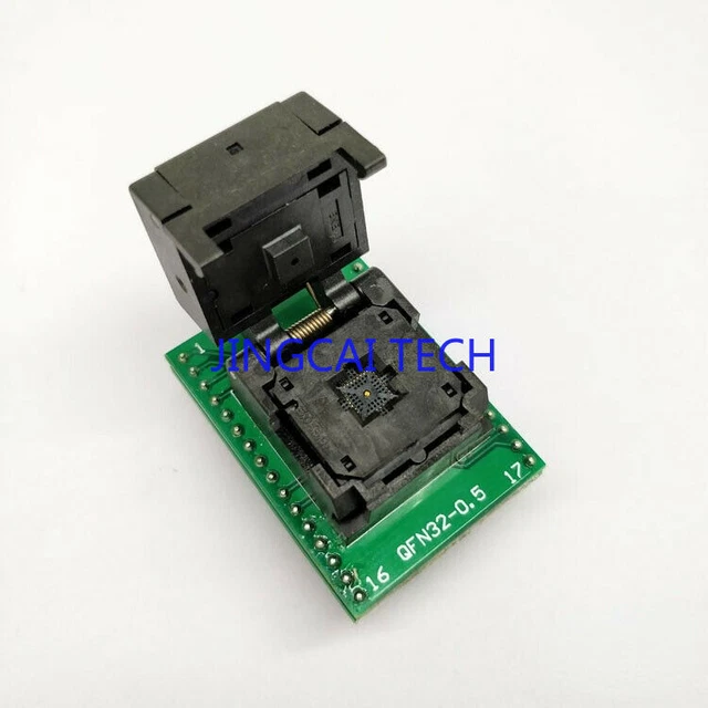 QFN32-0.5 TEST SOCKET Double Panel Programming Burn-in Socket 5*5 ...