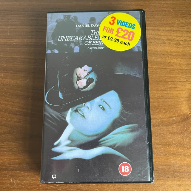 THE UNBEARABLE LIGHTNESS Of Being: VHS Video - Daniel Day-Lewis ...