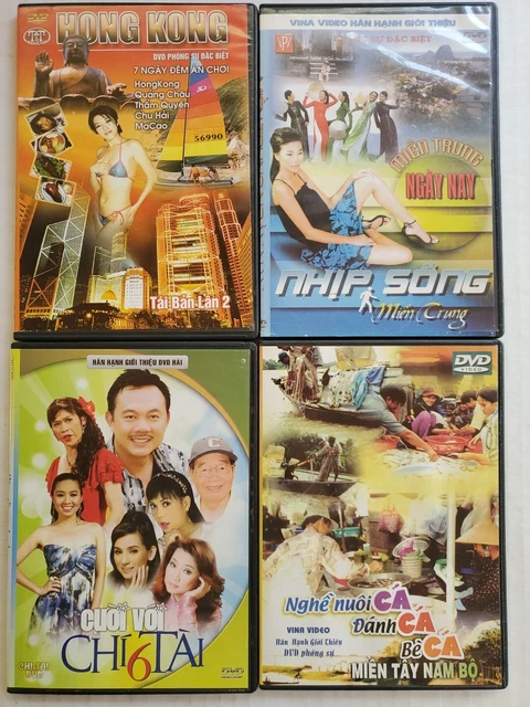 VIETNAMESE - ASIAN Travel/Culture/Entertainment DVD 4 PACK Lot 10 Good ...