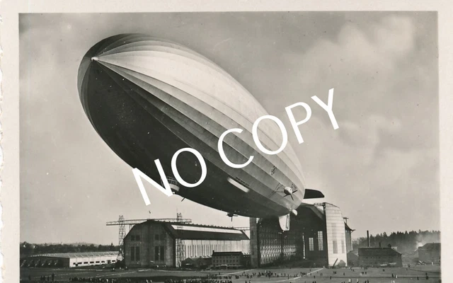 FOTO WK2 LUFTSCHIFF Zeppelin mit Hanggar B 1.35 EUR 34,90 - PicClick DE
