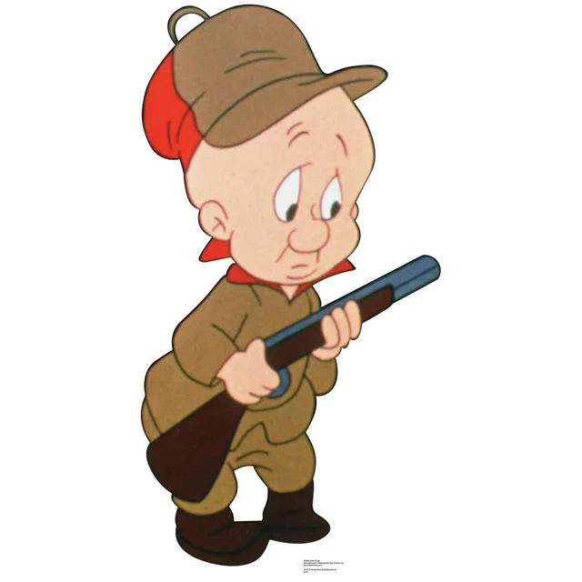 ELMER FUDD (LOONEY Tunes) Official Lifesize Cardboard Cutout / Standee ...