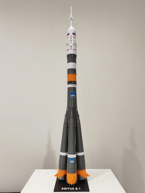 SOYUZ 2.1A MS-23 Russian Model Spacecraft Assembled & Kit 1:72 Scale ...