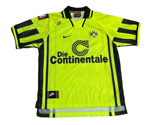 BORUSSIA DORTMUND BVB Trikot 1996/97 Heim Gr. M Nike Continentale EUR 129,00 - PicClick DE