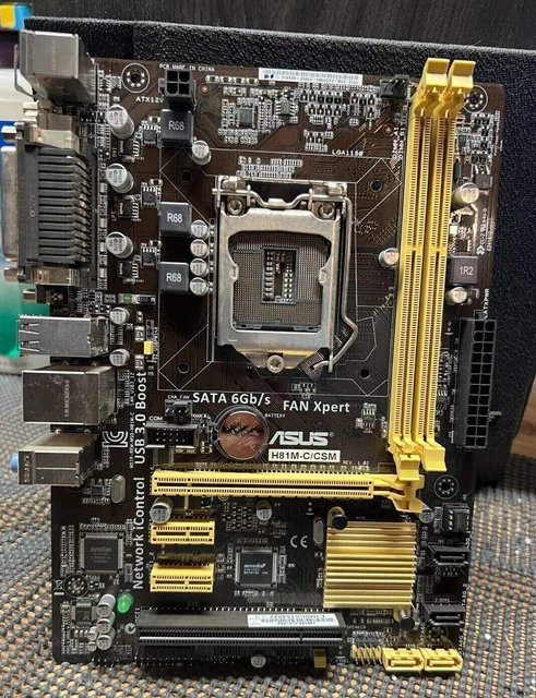 ASUS H81M-C / CSM Io Shield Motherboard Plate for LGA 1150 Socket Used ...