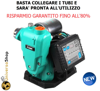 KIT AUTOCLAVE ELETTROPOMPA Con Inverter Pompa Automatica Autoadescante ...
