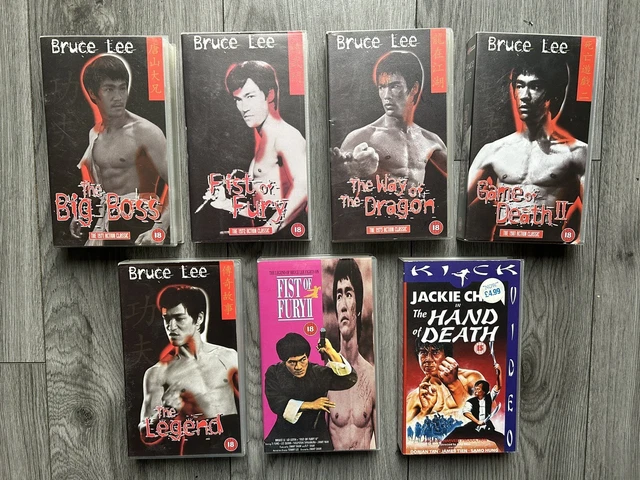 COLLEZIONE VHS BRUCE Lee - Pugno Di Furia - La Leggenda - La Via Del ...