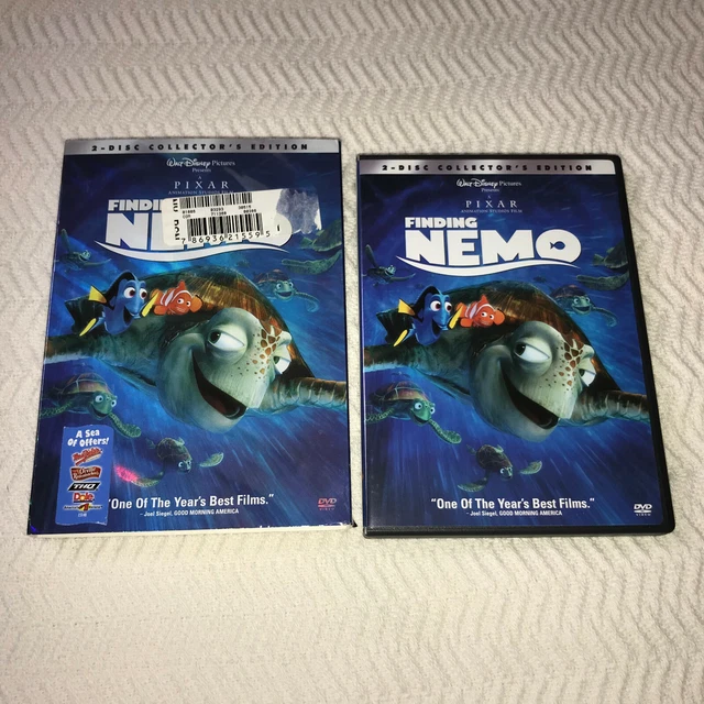 FINDING NEMO DVD 2003 2-Disc Set Collectors Edition Disney Pixar With ...