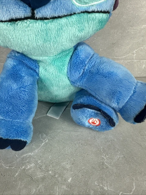 DISNEY LILO AND Stitch Blue Soft Plush Toy Light up cheeks 11 inch tall ...