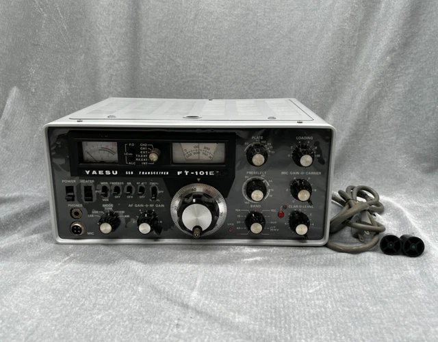 YAESU MODEL FT-101E SSB Ham Radio Transceiver Confirmed Operation 3 day ...