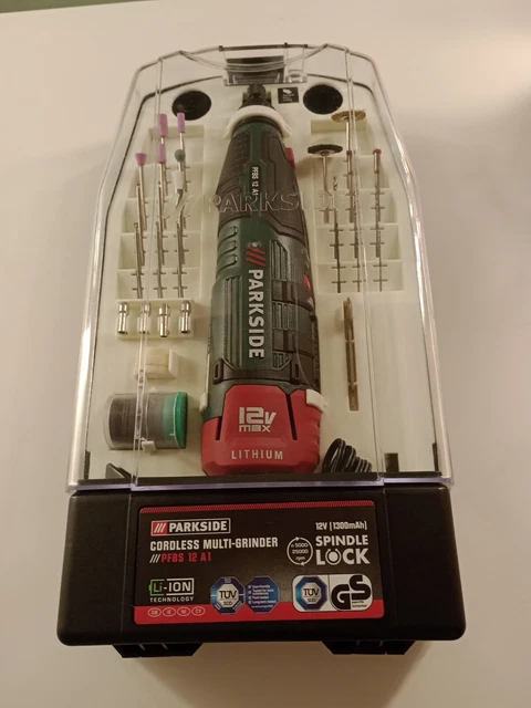 PARKSIDE 12V CORDLESS Multi Rotary Tool Set £20.00 - PicClick UK