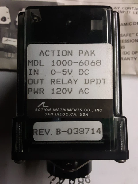 ACTION INSTRUMENTS AP1000-AP1004 DC Limit Relay $126.21 - PicClick CA