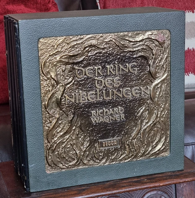 WAGNER DECCA SOLTI "Der Ring Des Nibelungen" Deluxe Wooden Box Set 22 ...