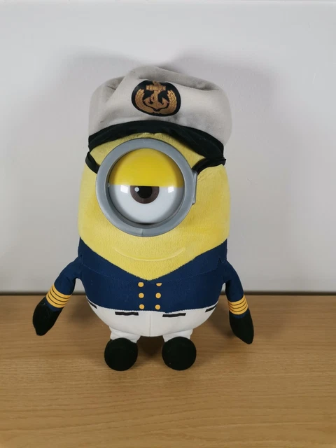 DESPICABLE ME SOFT Plush Plastic Eye Sailor Toy Stuart Minion Sea ...