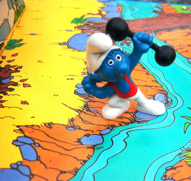 20002 SCHTROUMPF COSTAUD alteres smurf puffo puffi schlumpf tenue rouge ...