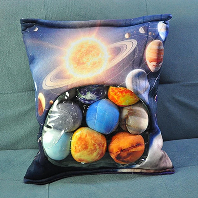 SPACE PLUSH PILLOW Cute Doll Soft Cushion Room Decor Space Pillow £29. ...