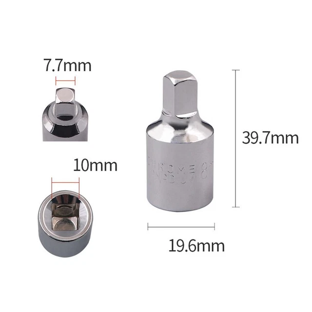 4*2CM SQUARE OIL Sump Drain Plug Key Tool Remover A2N4 $7.78 - PicClick AU