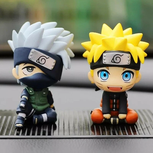 CUTE SMALL 9CM Anime Naruto Figure Uzumaki Naruto Kakashi Uchiha Sasuke ...