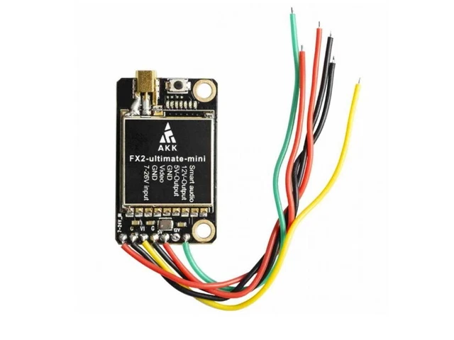 AKK FX2 ULTIMATE Mini 5.8GHz VTX 25 - 1200mW Long Range FPV Transmitter ...