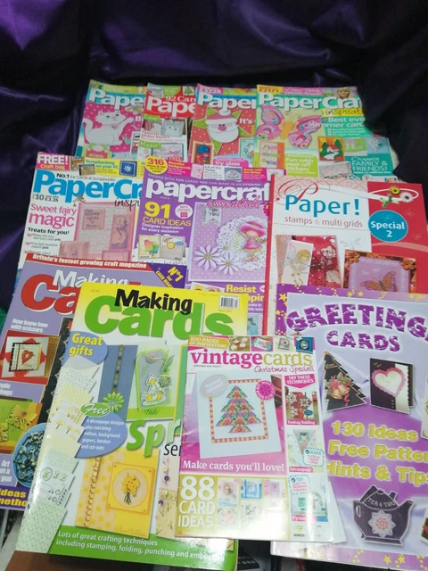 CARDMAKING MAGAZINE BUNDLE - Papercraft Inspirations/Essentials ...