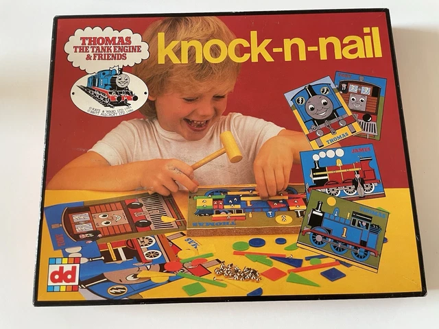 THOMAS THE TANK Engine & Friends Knock-n-Nail Game Dekker Toys Vintage ...
