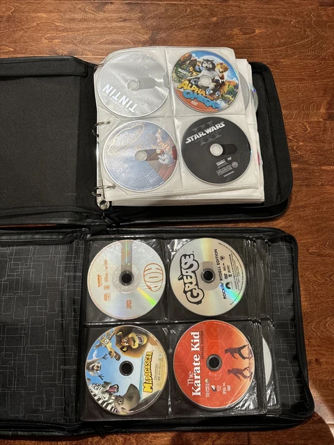 HUGE 214 DVD LOT Movie Film Collection With Binder, Kids Disney Pixar ...