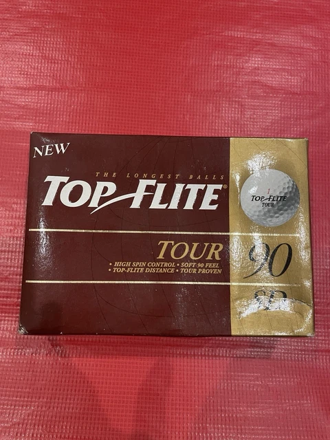 TOP-FLITE TOUR SD 90 Golf Balls - Dozen - Vintage - Open Box £10.19 ...