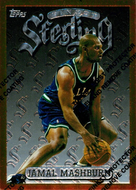 1997 DALLAS MAVERICKS NBA Card JAMAL MASHBURN Topps Finest Sterling EUR ...