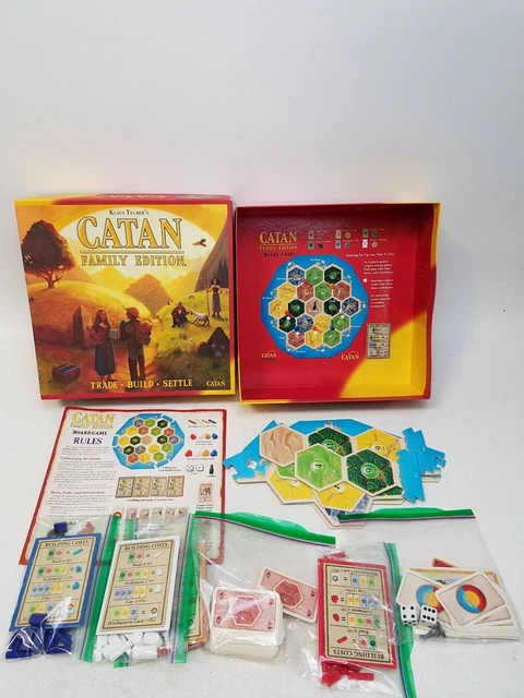 KLAUS TEUBER'S CATAN Family Edition Board Game $6.99 - PicClick
