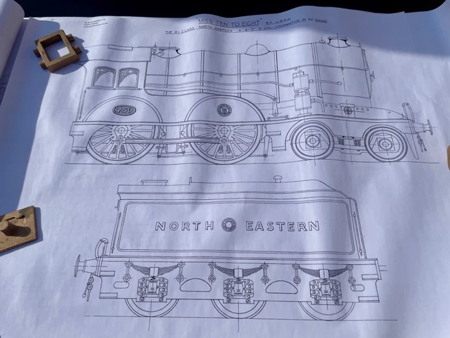 3.5 INCH GAUGE 4-4-0 Live Steam Loco Project "Miss Ten-to-Eight" by ...