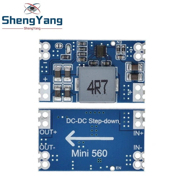 MINI 560 5A 3.3V 5V 9V 12V Réduction Dc-Dc Voltage Régulateur Stabilisé ...