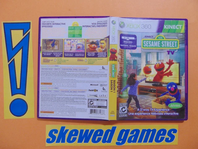 SESAME STREET TV Kinect - Season 1 - XBox 360 Microsoft $5.79 - PicClick CA