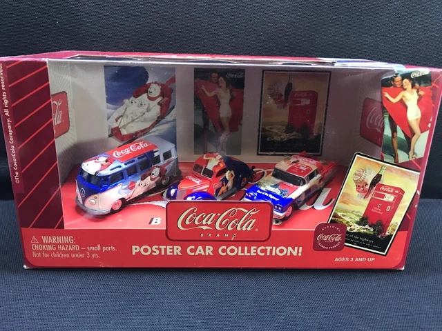 JOHNNY LIGHTNING COCA Cola Poster Car Collection 1:64 Diecast EUR 54,50 ...