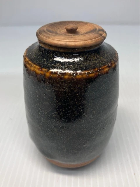 JAPANESE TEA CEREMONY Tea Caddy Countainer Vintage Seto Ware $378.52 ...