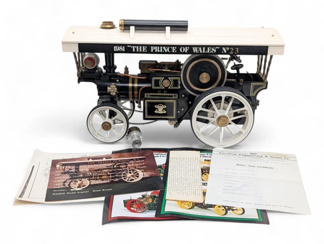 MARKIE SHOWMAN’S STEAM Traction Engine THE PRINCE OF WALES Excellent 23 ...