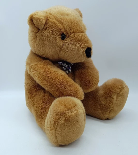 VINTAGE MARKS AND Spencer M&S Brown Teddy Bear Soft Toy 11” St Michael ...
