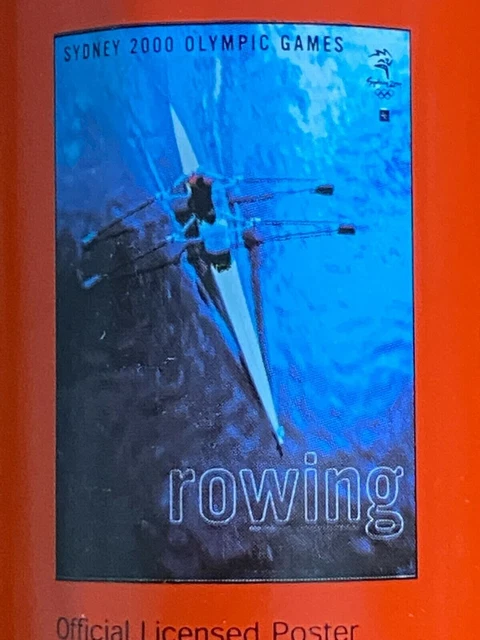 NEW RARE SYDNEY 2000 Olympic Games Rowing Poster in tube Olympics ...