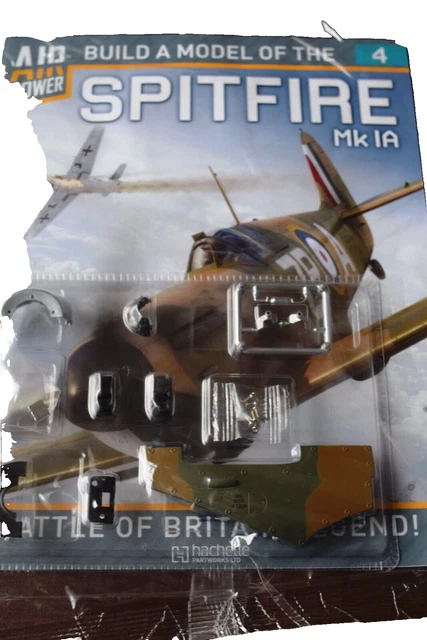 HACHETTE BUILD A MODEL OF THE SPITFIRE MK IA Issue 4 £9.99 - PicClick UK