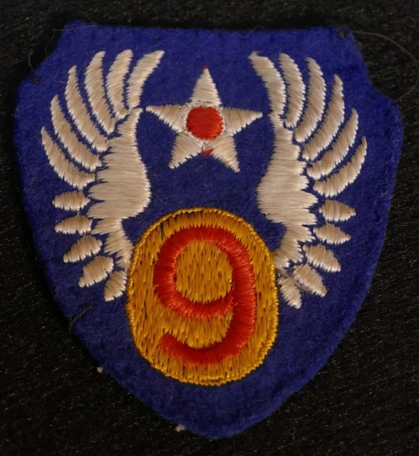 WW2 US AAF 9th Army Air Force SSI Shoulder Patch English Theater Made Variation £93.18 - PicClick UK