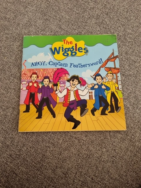 THE WIGGLES AHOY Captain Feathersword ! Book 2003 Original WIGGLES RARE ...