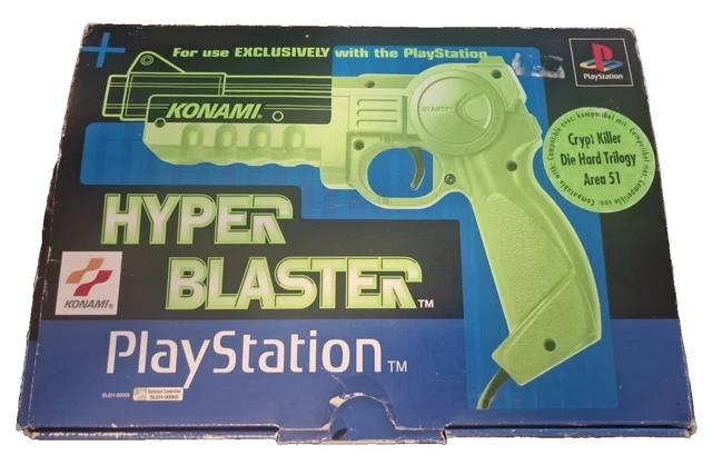 PLAYSTATION 1 PS1 Konami Gun Pistole Hyper Blaster in OVP EUR 89,99 ...