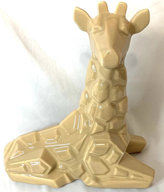 RARE FIGURINE VINTAGE Mid Century Cubiste Jaru Statue Girafe 1979 ...