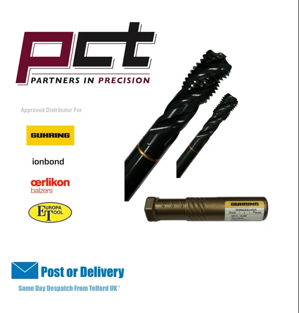GUHRING HSS MACHINE Taps. POWER TAP. M3 M4 M6 M8 M10 M12 M14 M16 M20 ...